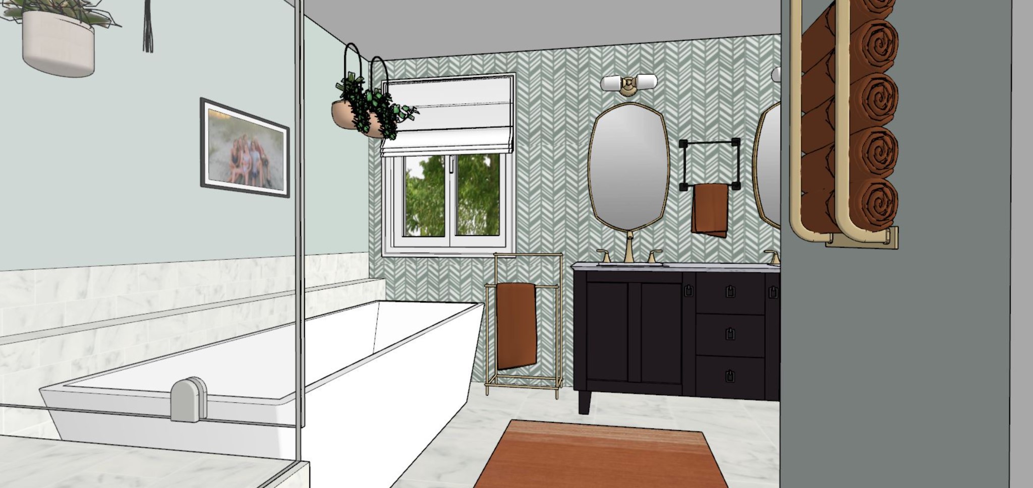 Project Reveal: Modern Master Bathroom Refresh - Cristina Isabel Design