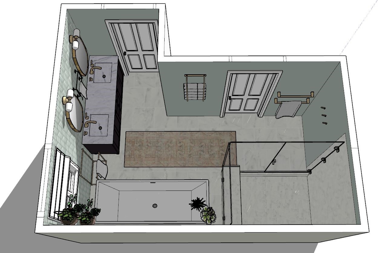 Project Reveal: Modern Master Bathroom Refresh - Cristina Isabel Design